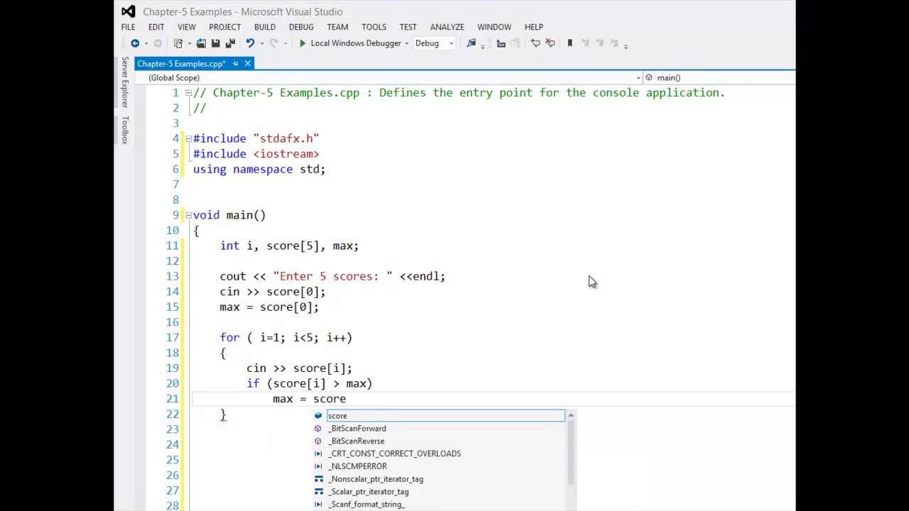 Cplusplus Chapter 5 Lecture 1 - YouTube Cplusplus Chapter 5 Lecture 1 - YouTube