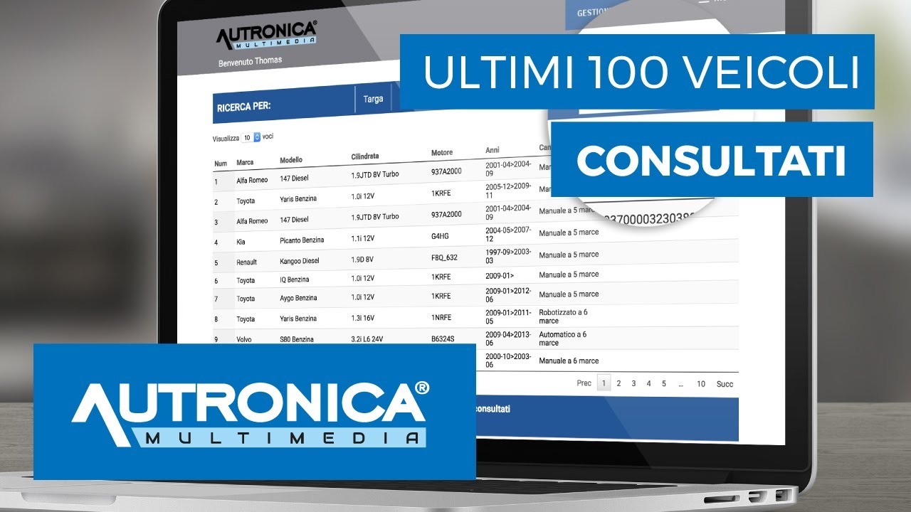 Autronica Multimedia - Come visualizzare l'elenco degli ultimi 100 ...