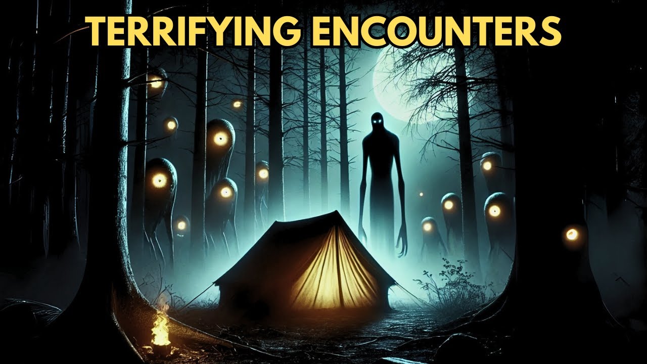 8 TERRIFYING Camping Encounters Caught On Camera - YouTube