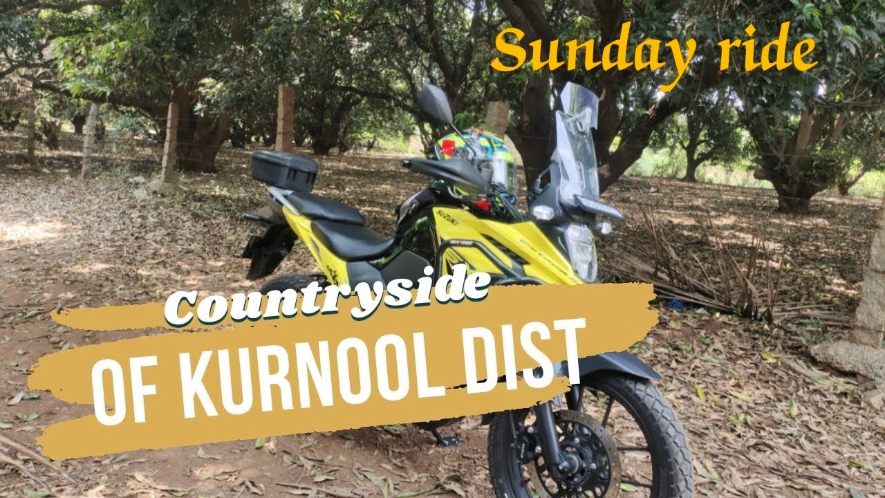 Sunday ride || Vstrom || Kurnool Dist Countryside || Summer || - YouTube