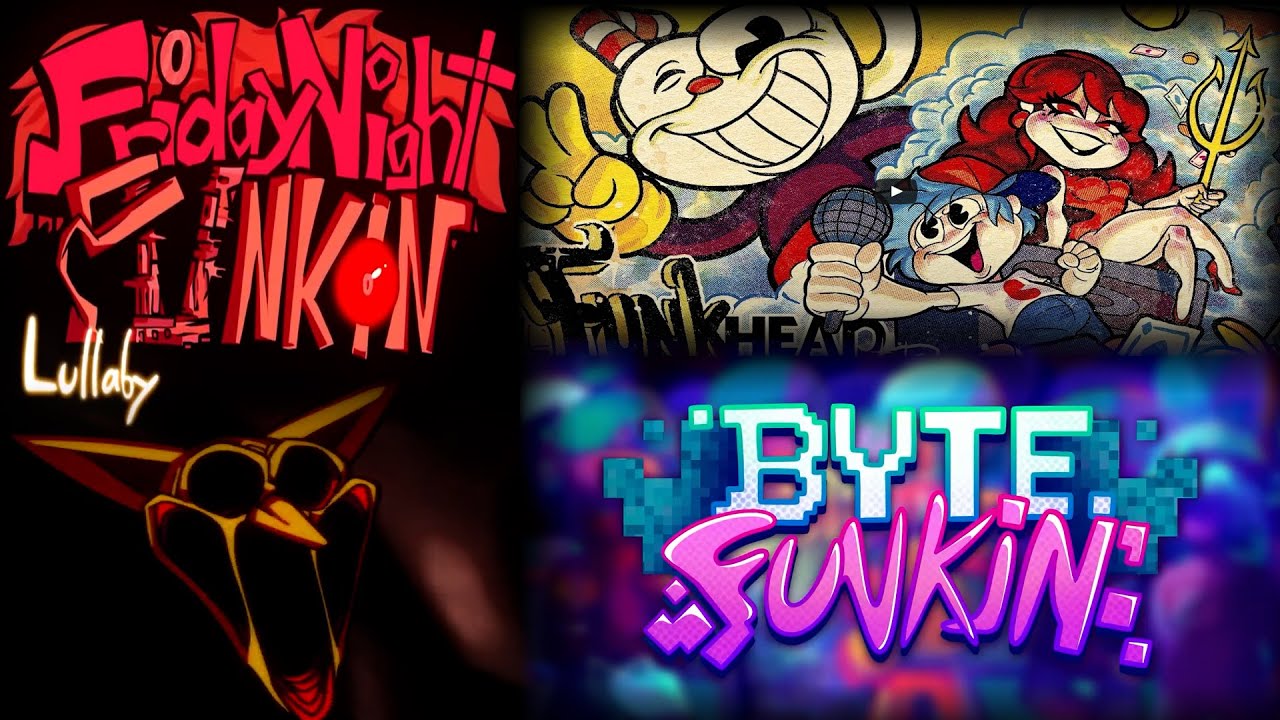FNF Best UPCOMING - FUNKHEAD, vs LULLABY V2, BYTE FUNKIN - YouTube