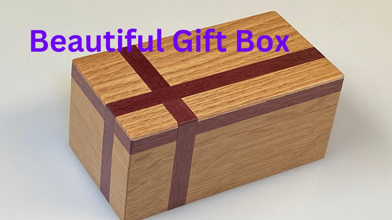 Build This Inlay Banding Gift Box - YouTube