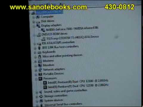 HP Pavilion Dual Core Slimline E2180 - YouTube