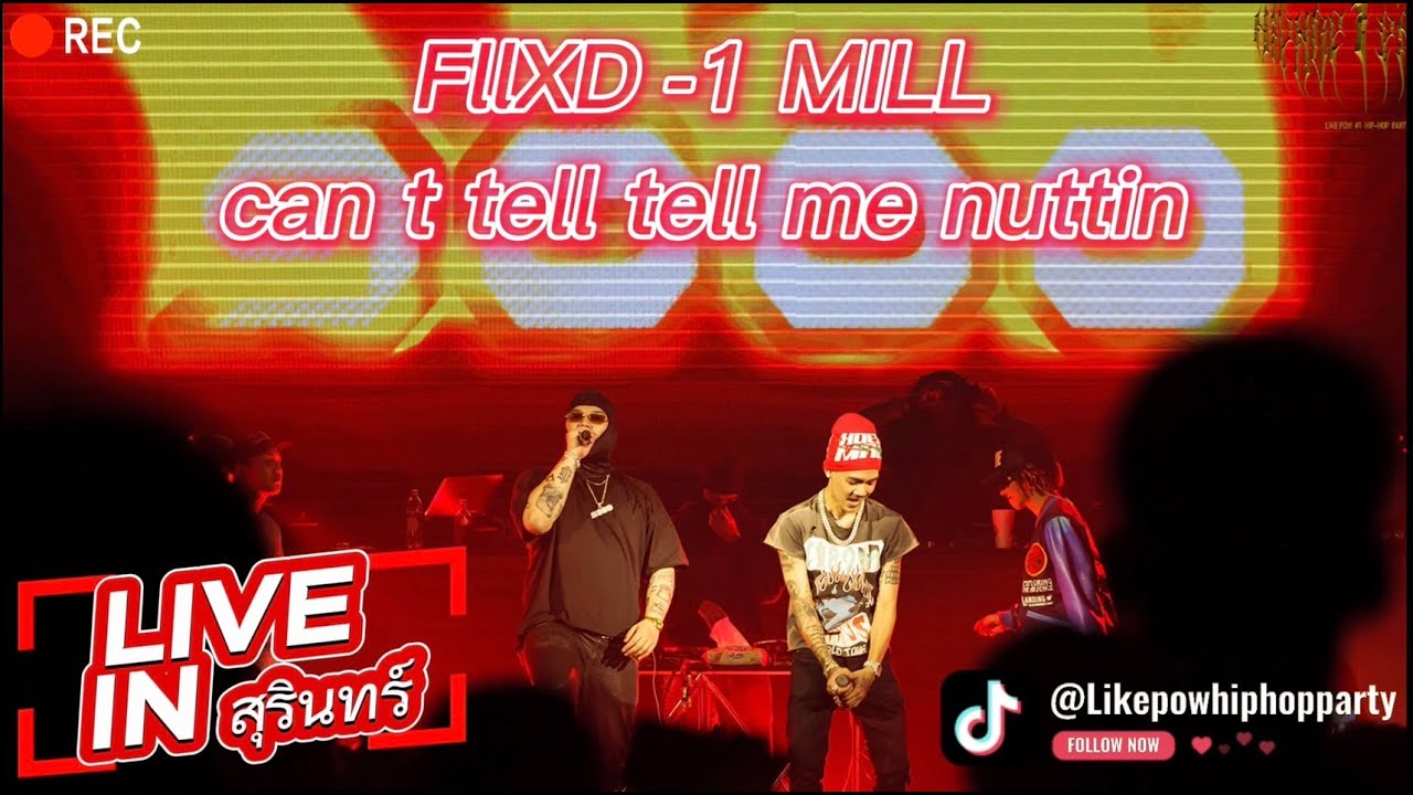 can t tell tell me nuttin ft. DIAMOND, 19HUNNID & 1-FLOW - LIVE CONCERT ...