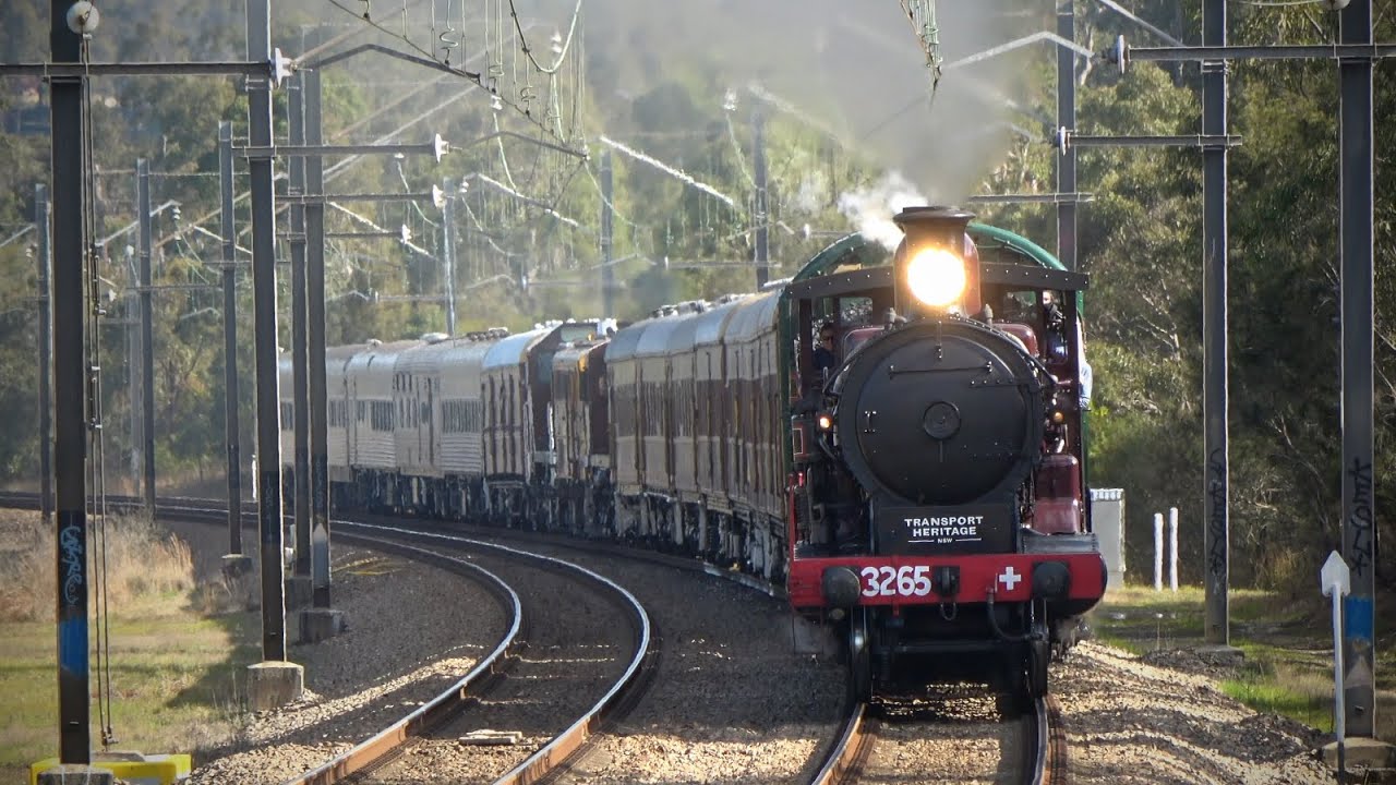 [4K] Steam Locomotives 3265 & 3526 "New England Tour" Transfer ...