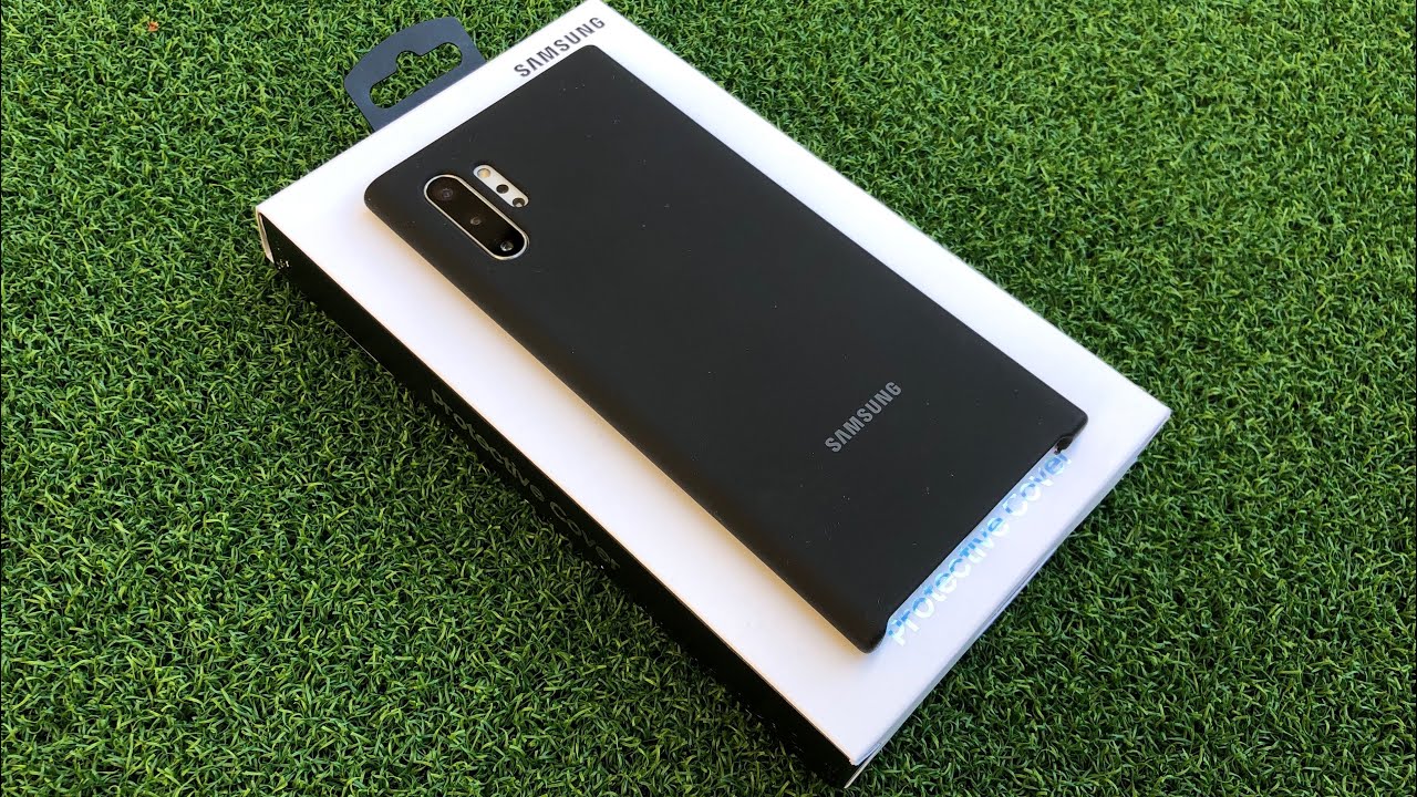 Samsung Galaxy Note 10 Plus Silicone Case Unboxing - YouTube