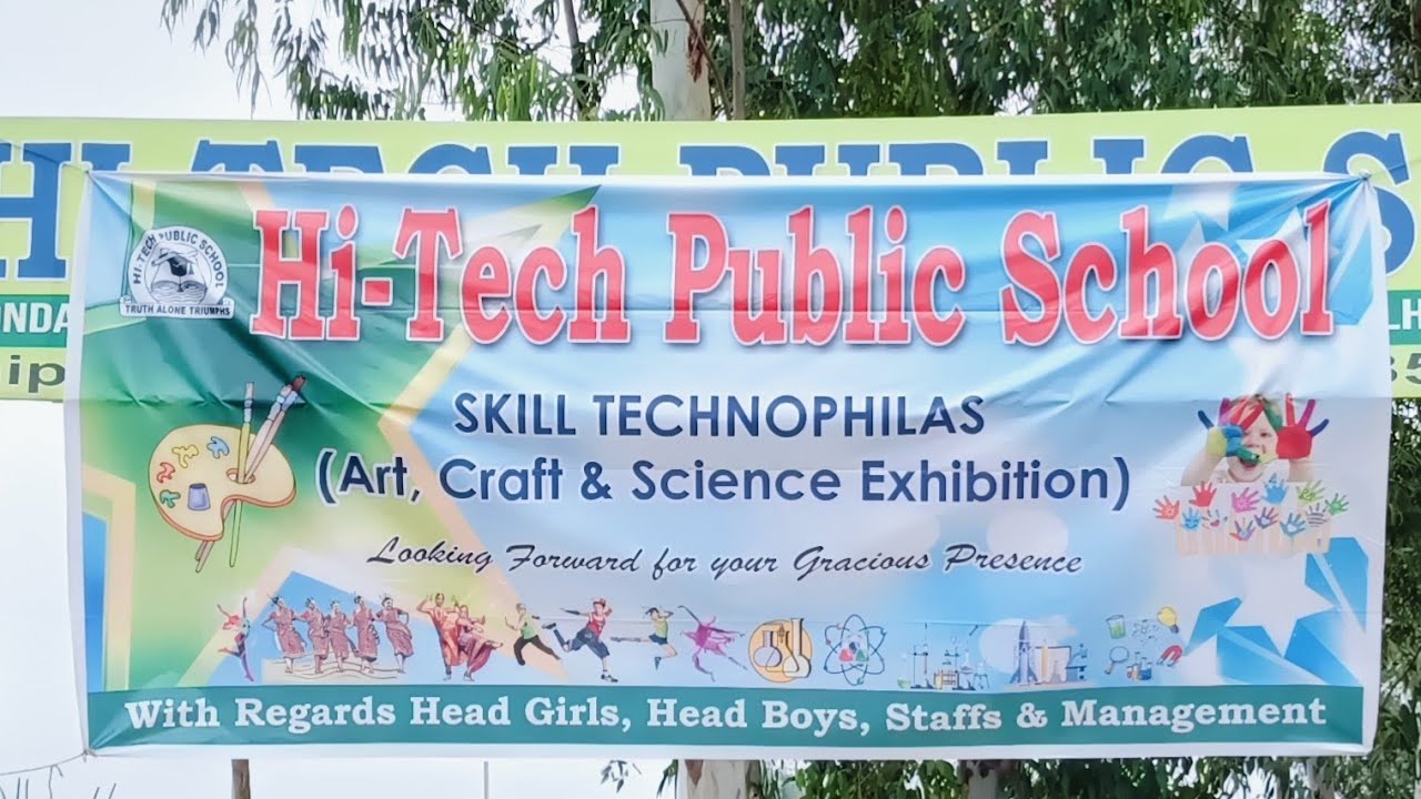 Hi-Tech Public School, Annual function 2024 #aknnews - YouTube