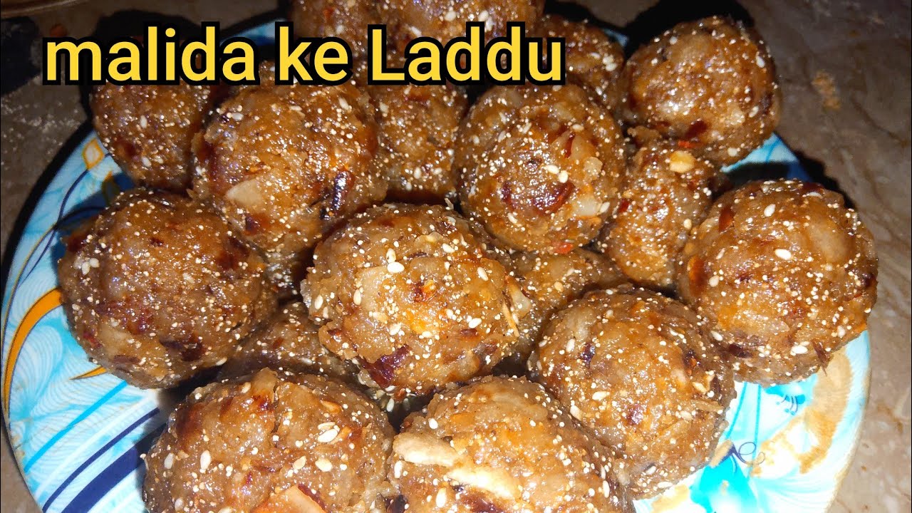 Malida Laddu | Healthy Roti Gud ke Laddu / God ke special Laddu Recipe ...