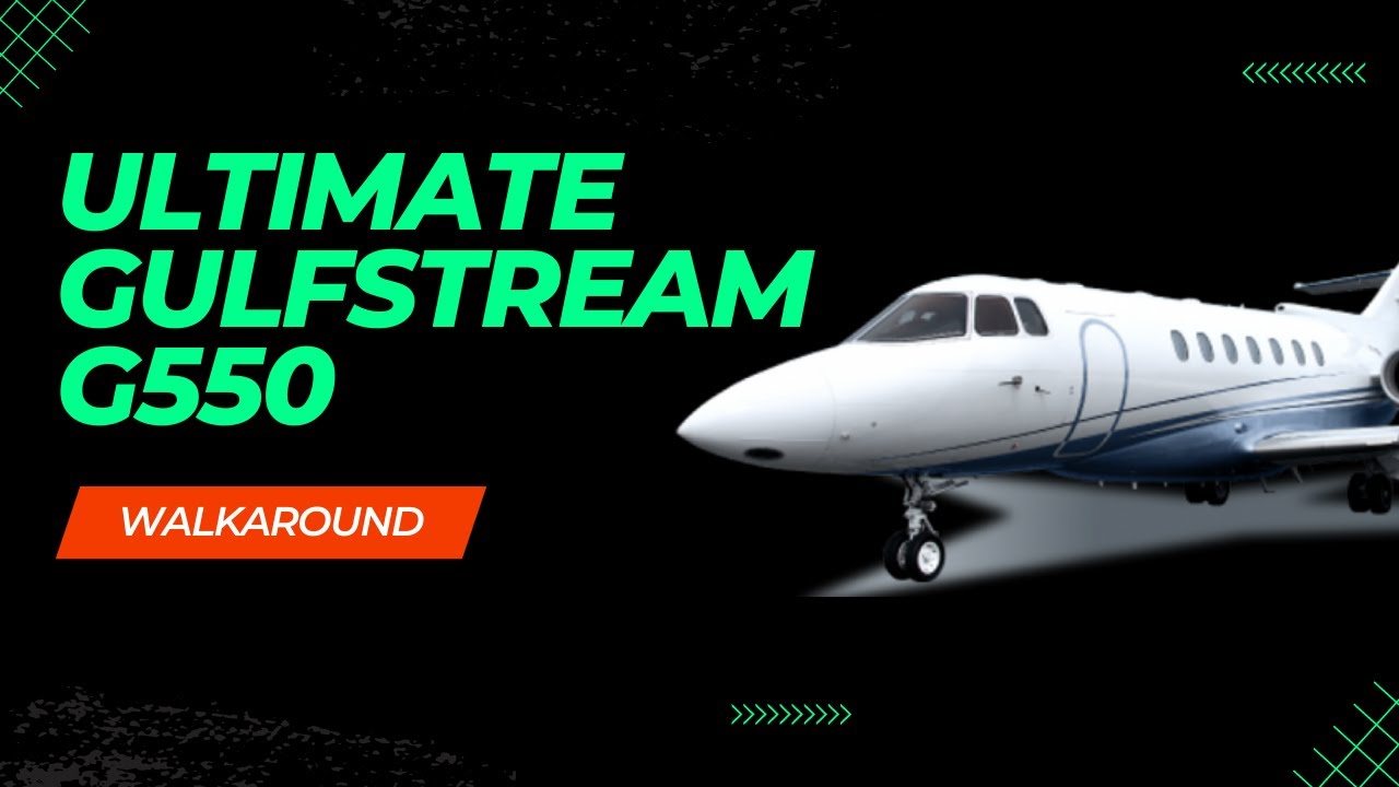 Ultimate Gulfstream G550 Walkaround: Unveiling Luxury and Power! - YouTube