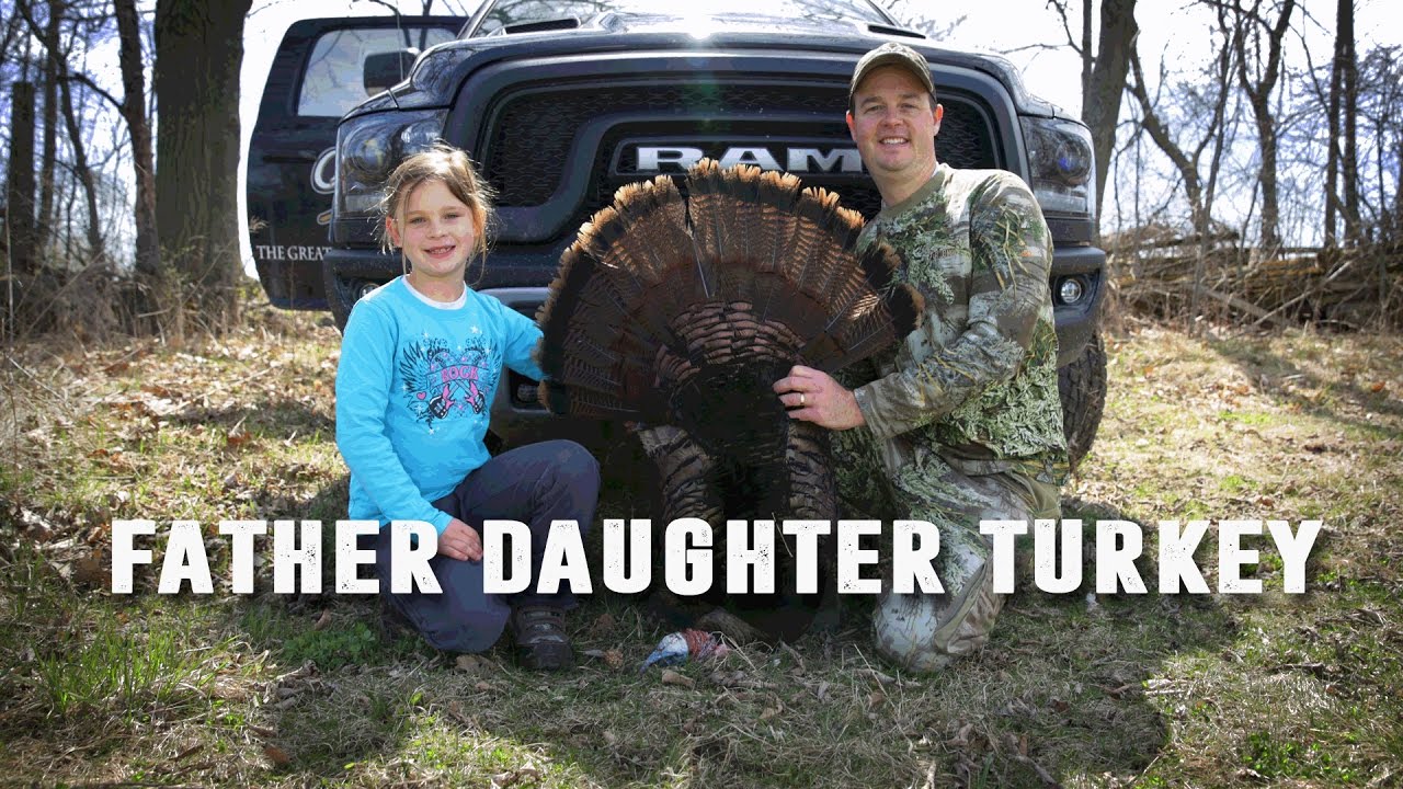 Amazing Father Daughter Turkey Hunt | Web Exclusive Hunt - YouTube
