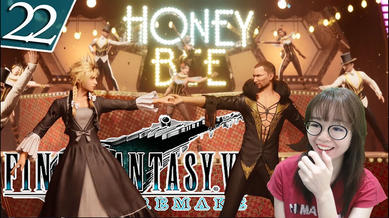 EPIC MOMENT!! DANCING IN THE HONEY BEE INN!!😍(Chp 9)Final Fantasy 7 ...