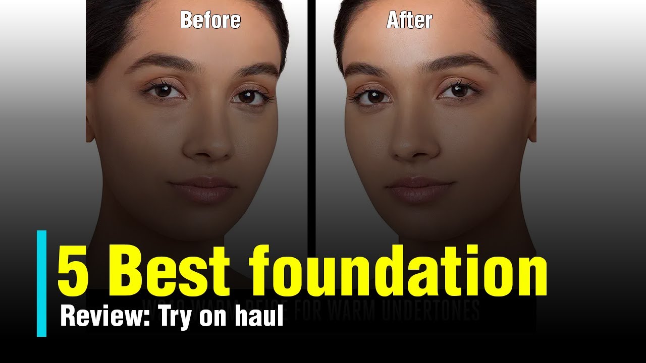 5 Best foundation for oily skin/Dry Skin | Review- Try on haul Amazon ...