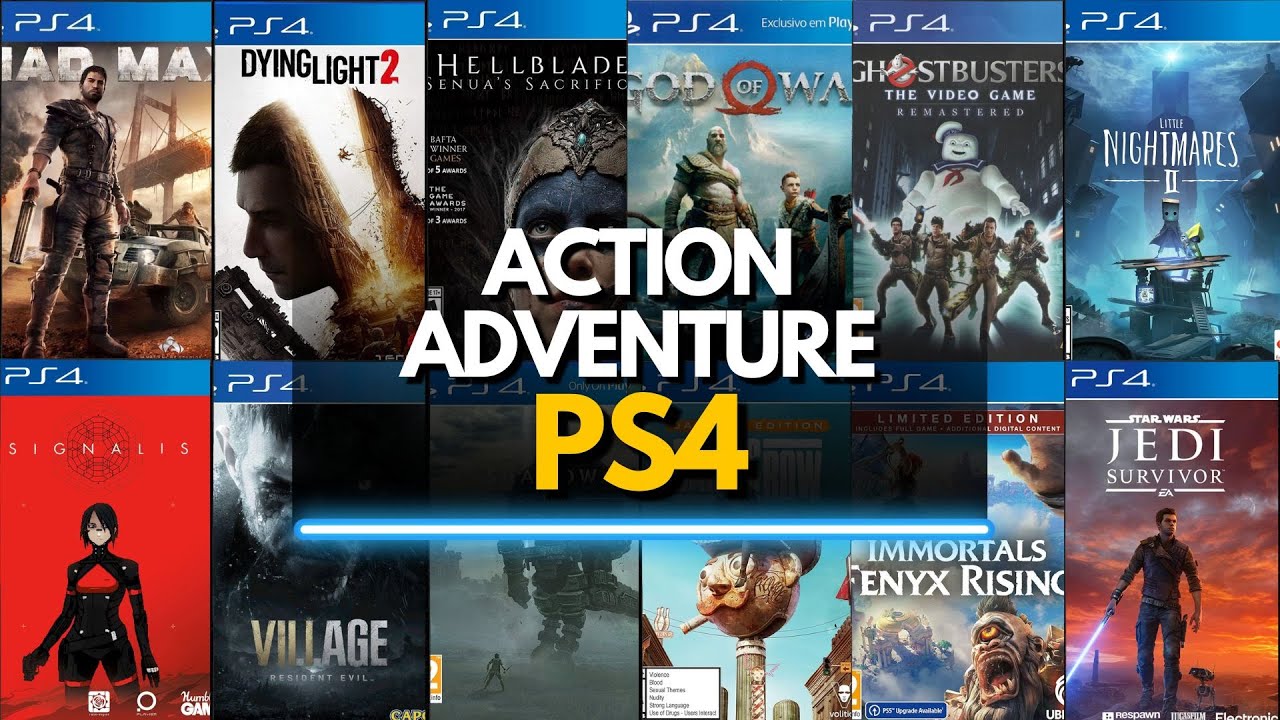 Top 50 Best PS4 Action-Adventure Games of All Time - YouTube