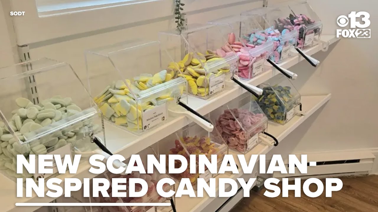 Portland welcomes Sodt, a new Scandinavian-inspired candy shop - YouTube