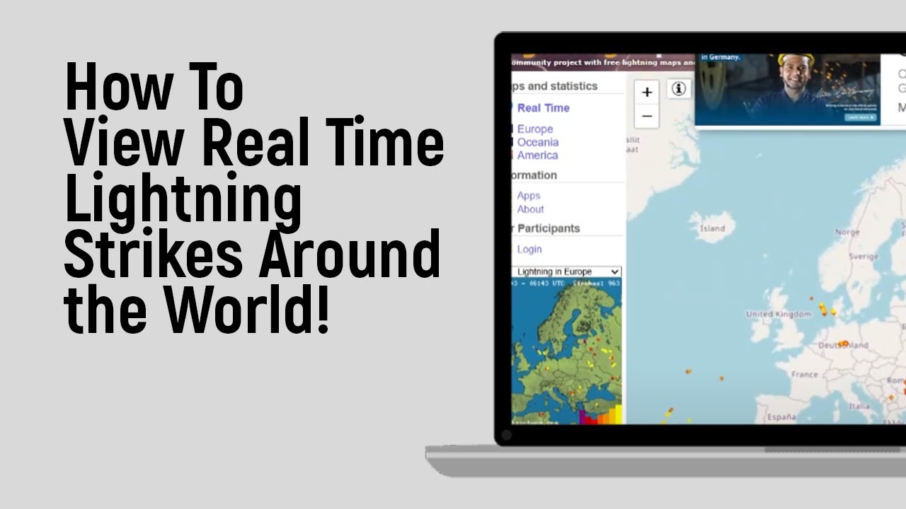 How to View Real Time Lightning Strikes Around the World [easy] - YouTube