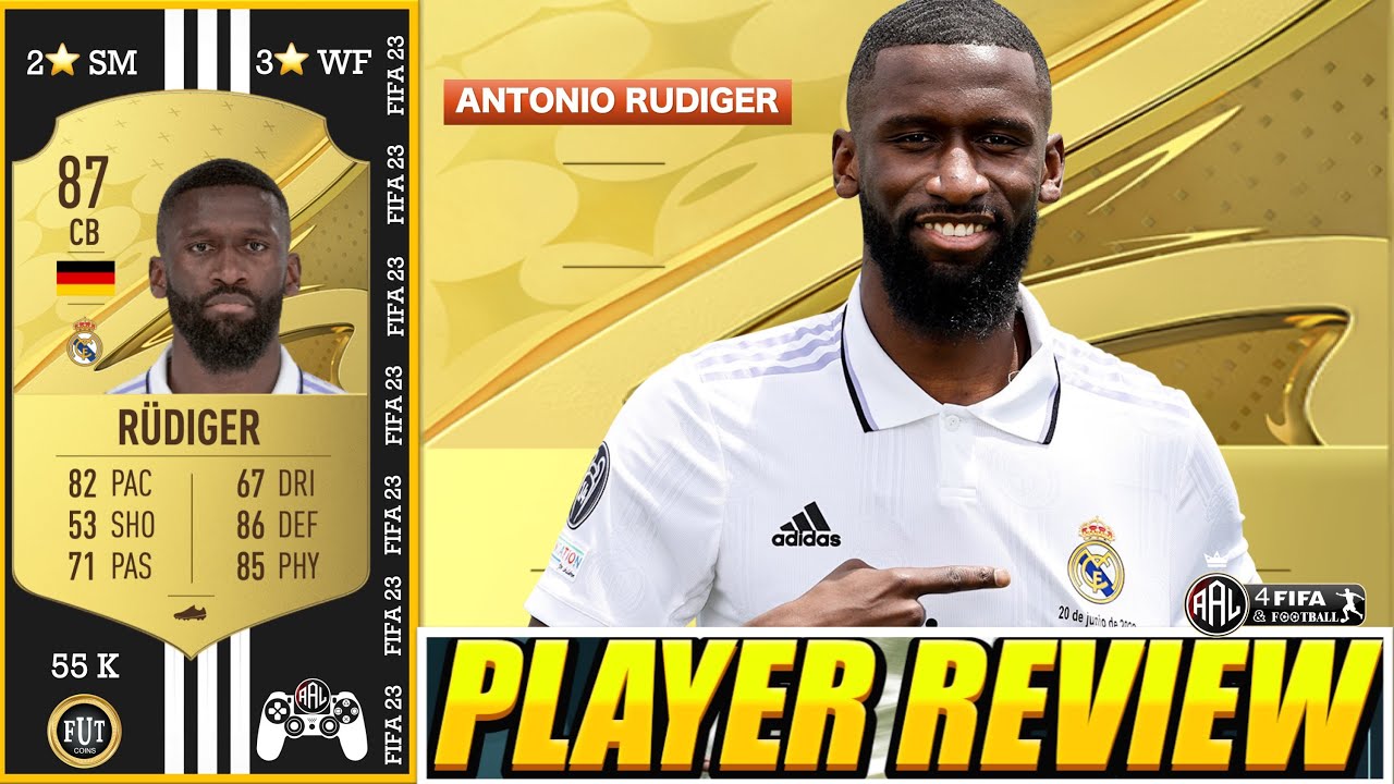 FIFA 23 : 87 Gold Antonio Rudiger FIFA 23 Player Review ! FIFA 23 ...