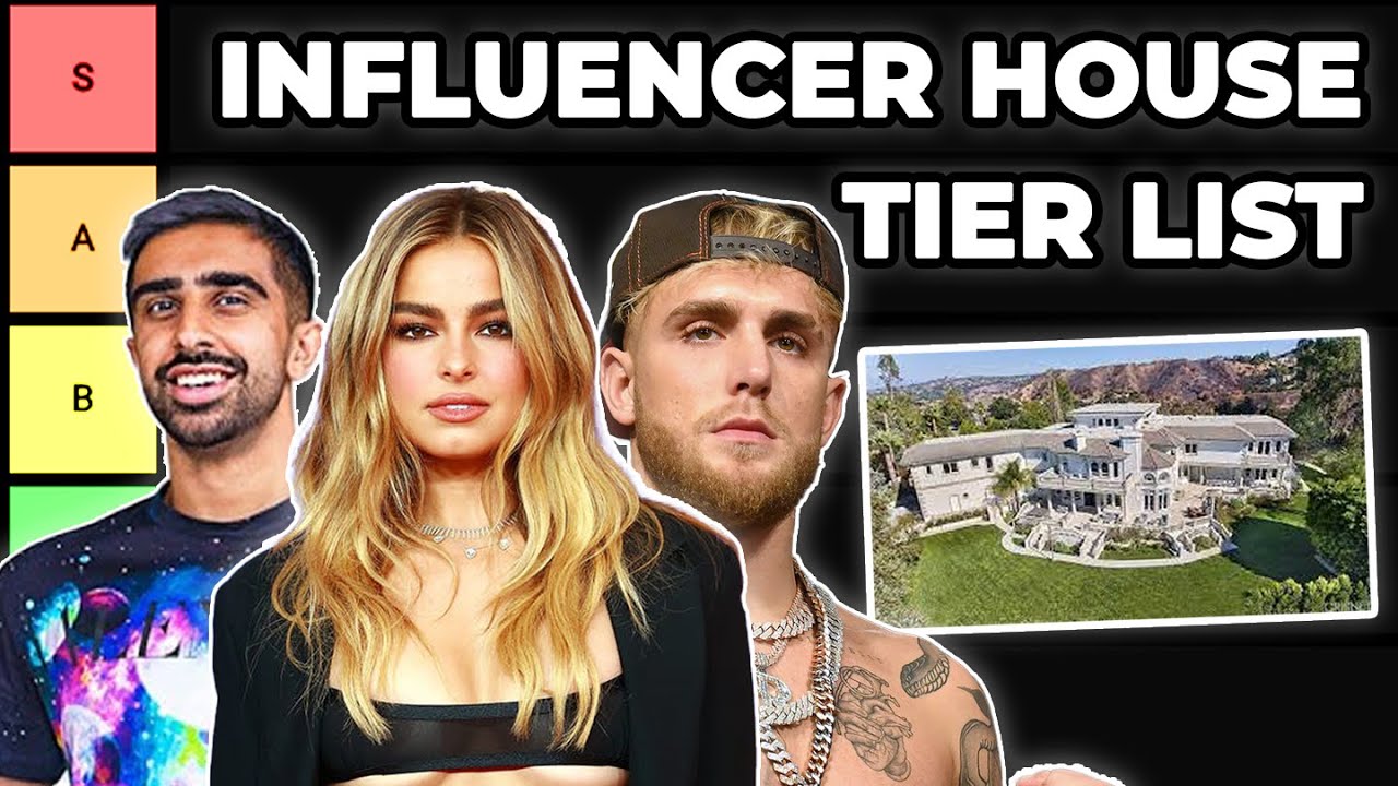 RANKING FAMOUS INFLUENCER HOUSES TIER LIST - YouTube