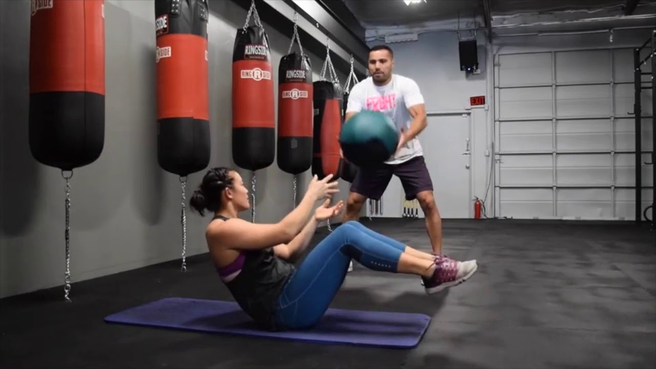 Med Ball Partner Abs - YouTube