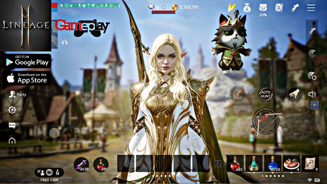 Lineage2M GAMEPLAY WALKTHROUGH [ANDROID/iOS] - YouTube