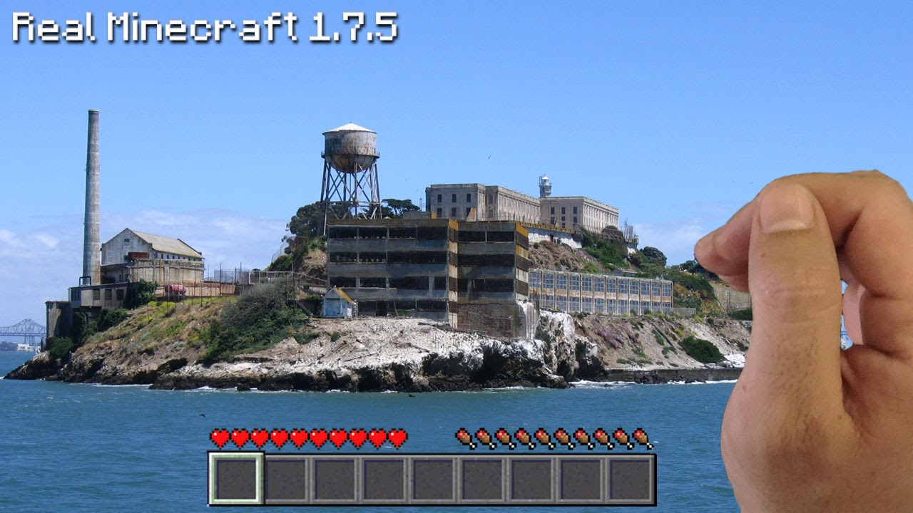 Real Life Minecraft - ALCATRAZ ISLAND PRISON - YouTube