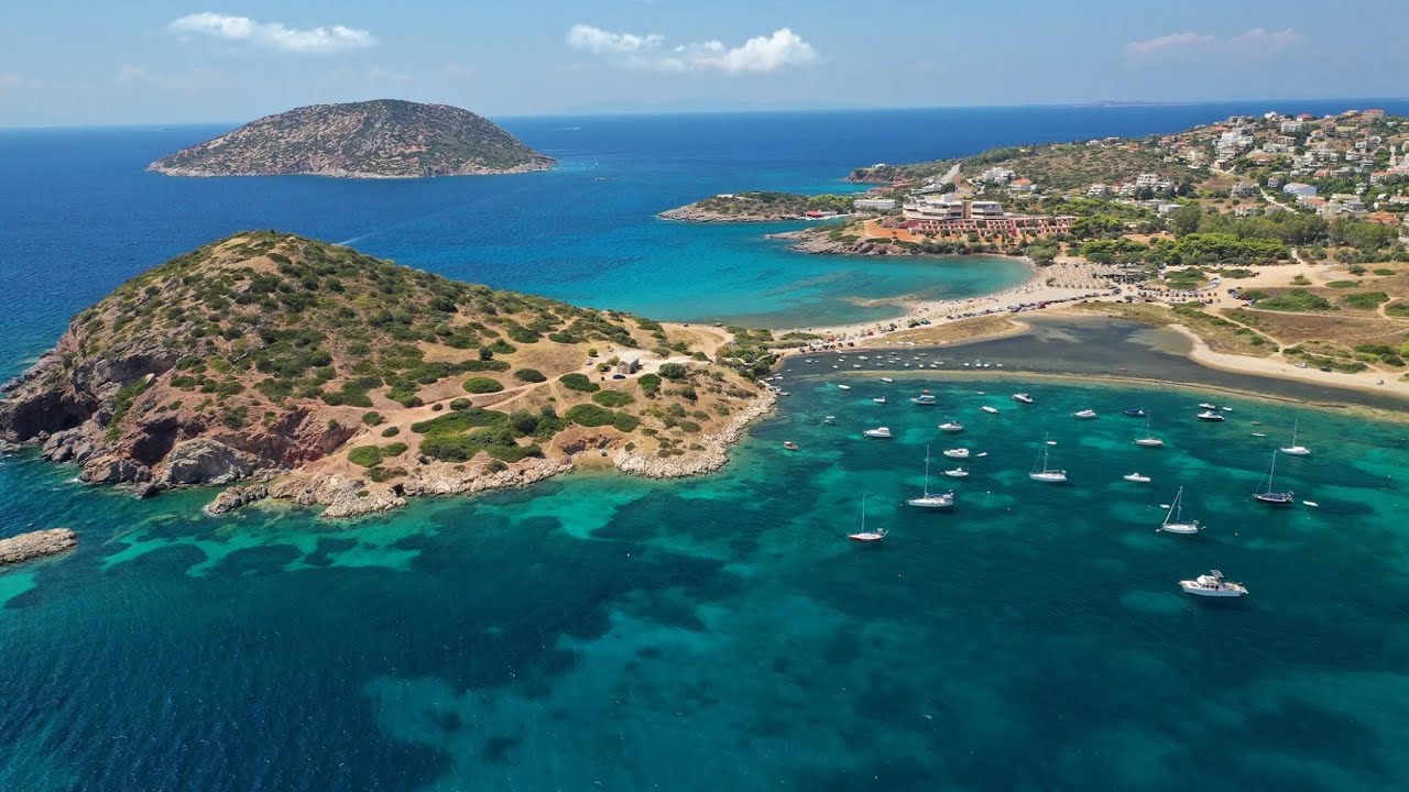 Saronida • Agios Nikolaos Beach 🇬🇷 Σαρωνίδα και Άγιος Νικόλαος ...