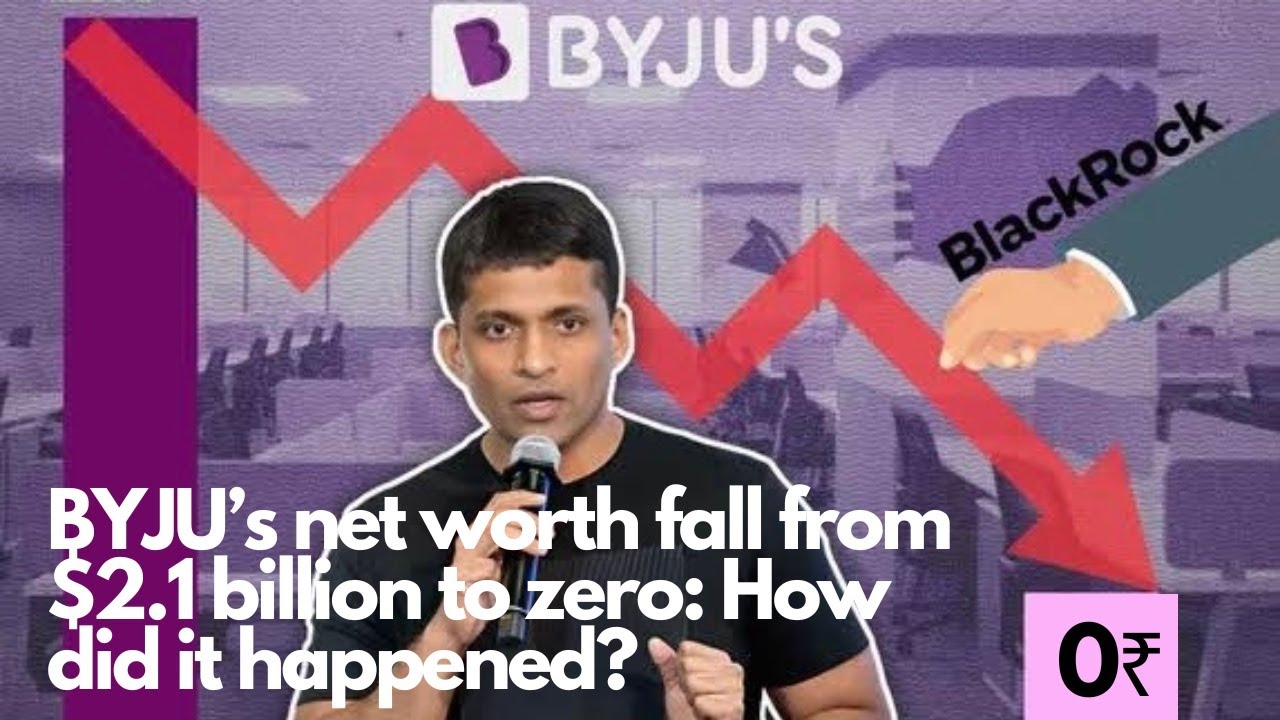 Byju's net worth plummets to zero | How did it happened? | Watch Video ...