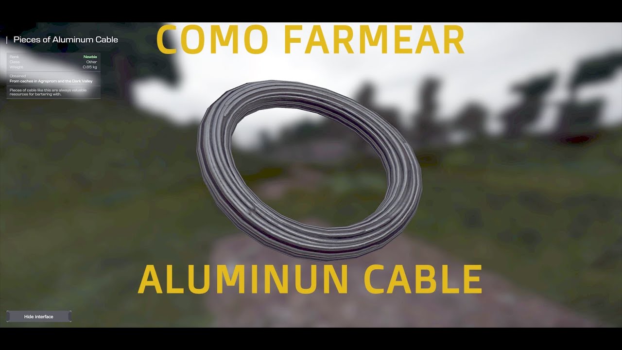 GUIA DE STALCARFT//COMO FARMEAR ALUMINUM CABLE EN STALCRAFT - YouTube