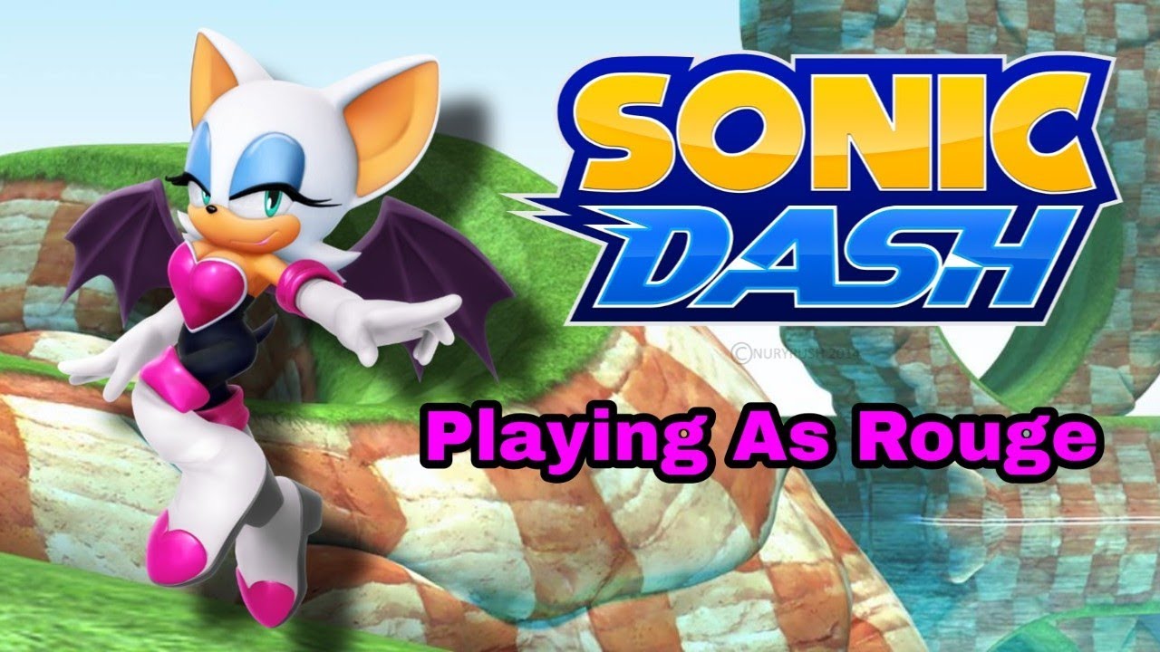 Let's Play Sonic Dash - Playing as Rouge the Bat - YouTube