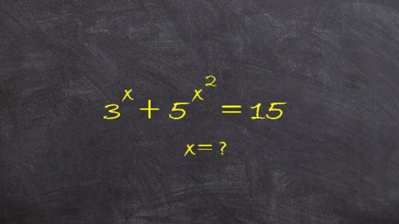 A Nice Chinese Olympiad Exponential Problem║ Math Olympiad Problem ...