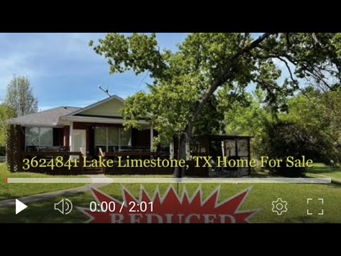3624841 Lake Limestone, TX Home For Sale - YouTube
