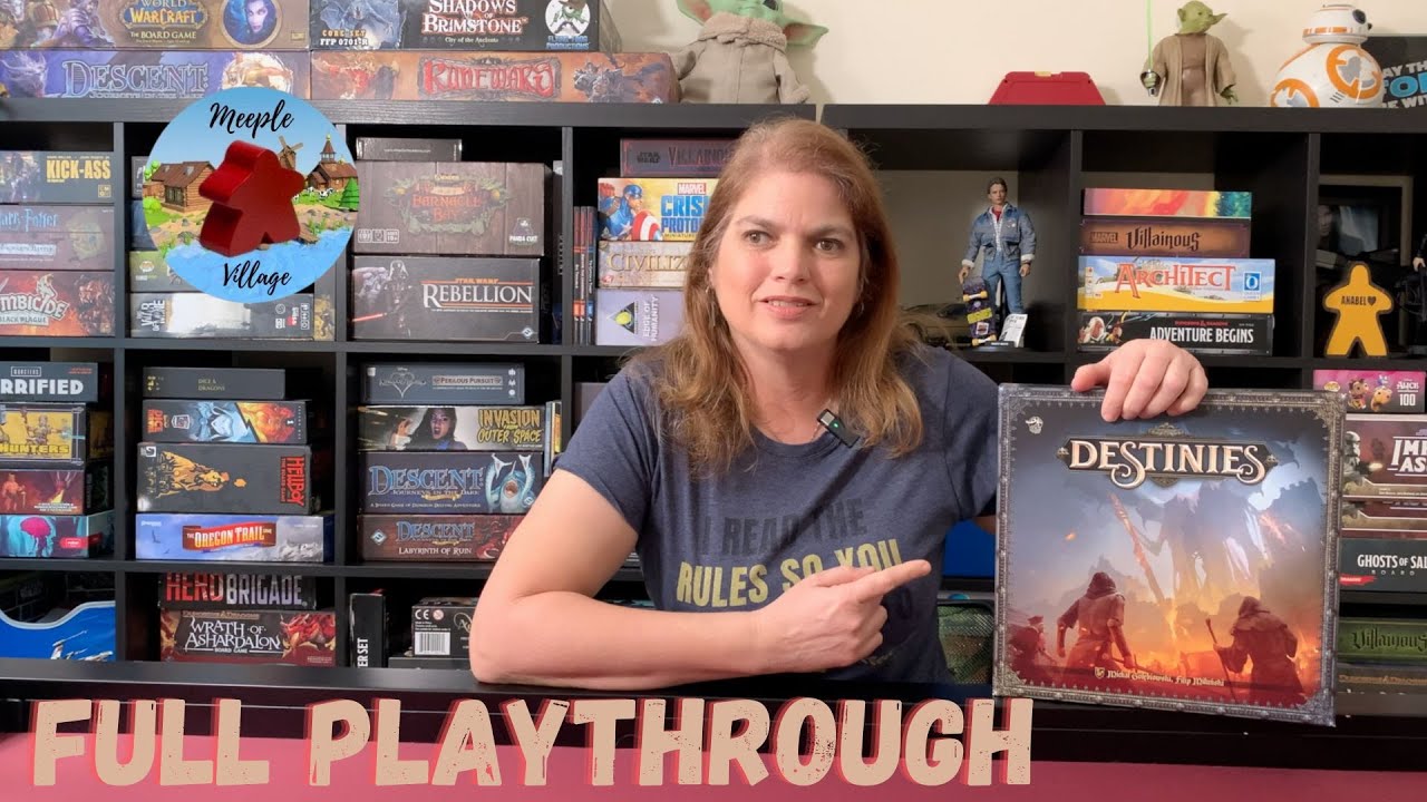 Destinies Board Game Playthrough Part 1 - YouTube