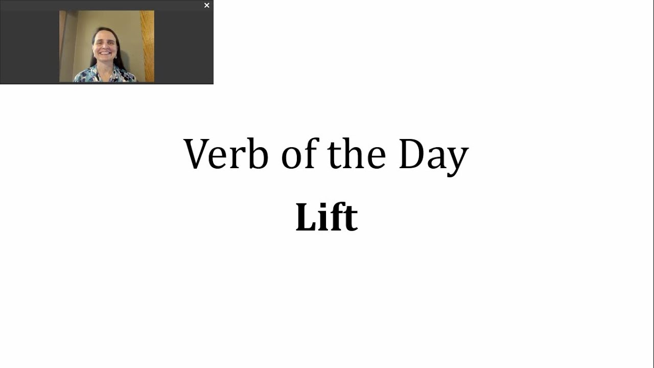 Verb Of The Day Lift YouTube verb-of-the-day-lift-youtube