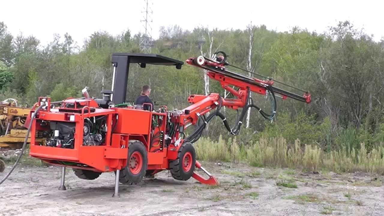 McDowell Equipment - Tamrock Single Boom Quasar Jumbo Drill - YouTube