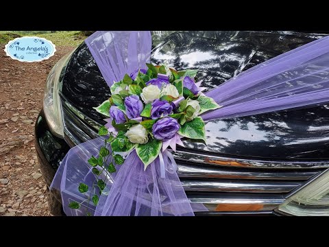 dekorasi mobil pengantin 16 | wedding car decoration
