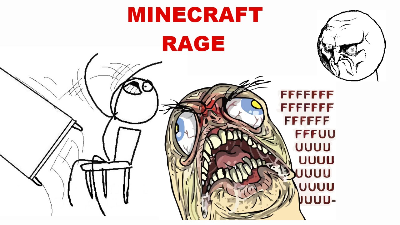 Minecraft RAGE - YouTube