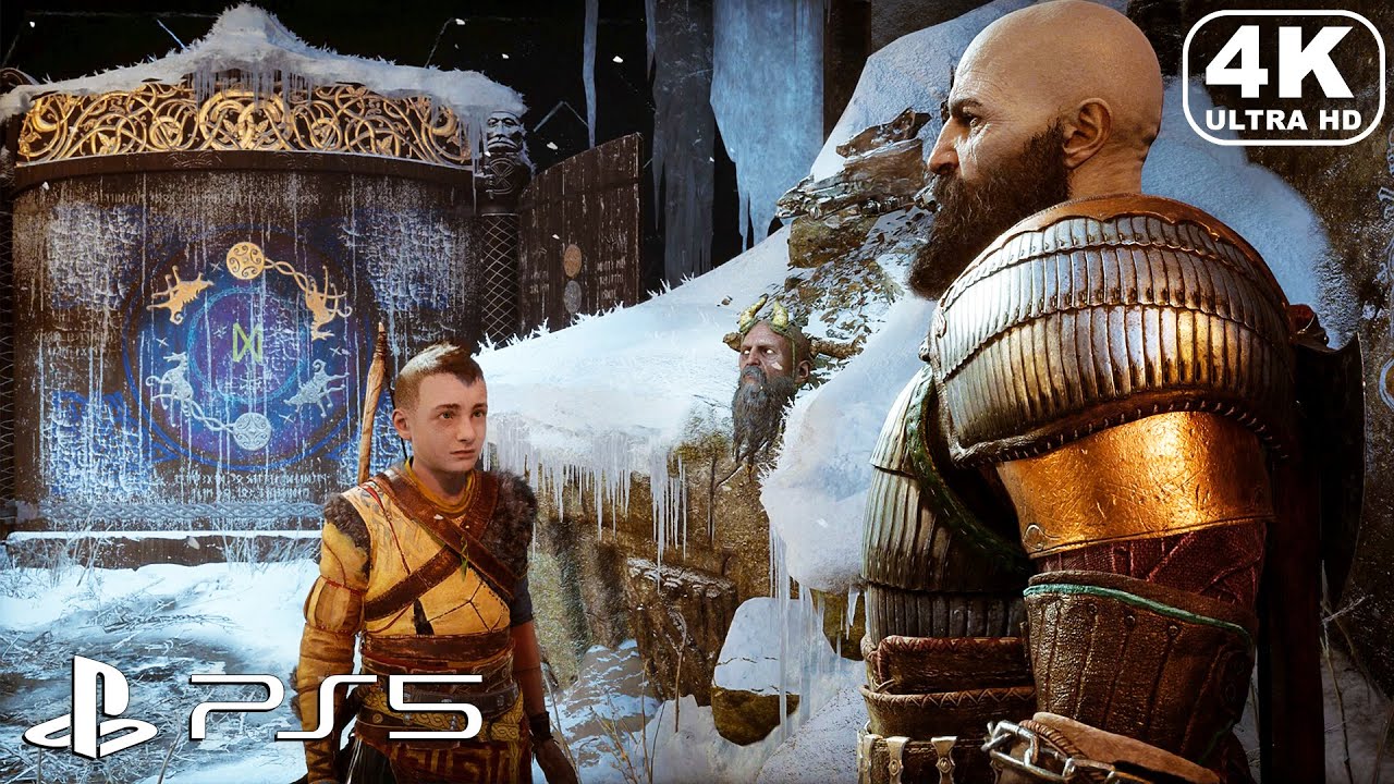 God of War Ragnarok PS5 - Atreus shows to Kratos the Giants Secret ...