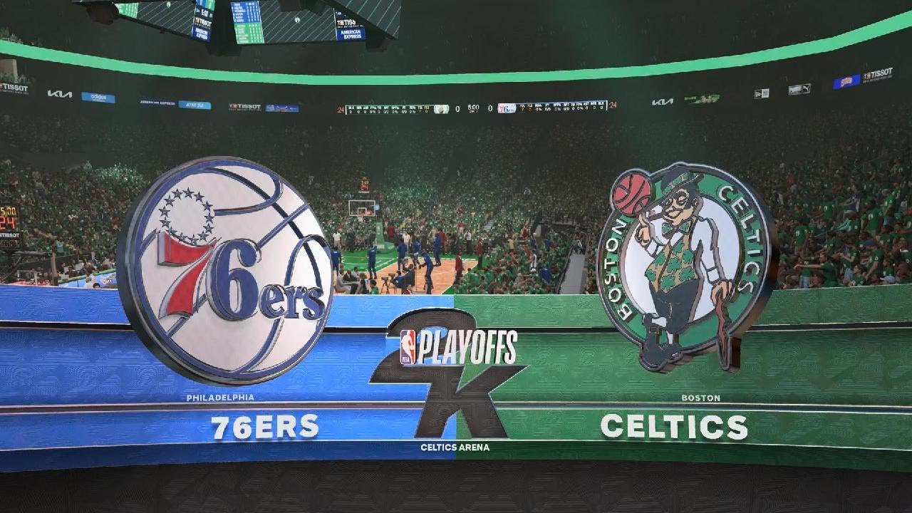 NBA 2K23 PS5 76ers VS Celtics Playoffs Game 5 - YouTube