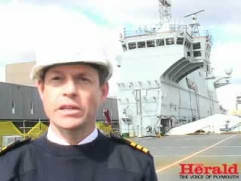 Tour of amphibious assault ship HMS Ocean after refit at Devonport ...