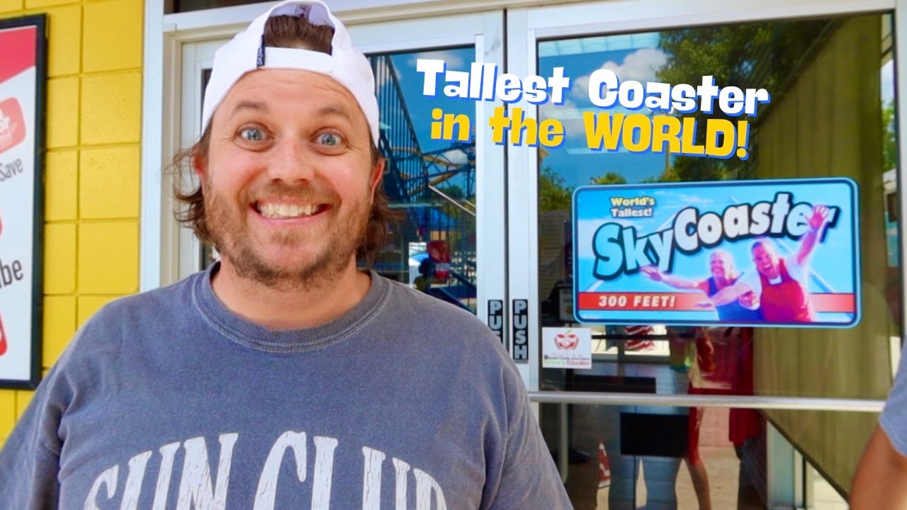 SKYCOASTER AT FUN SPOT AMERICA! *THEME PARK!* {FAMILY VLOG} - YouTube