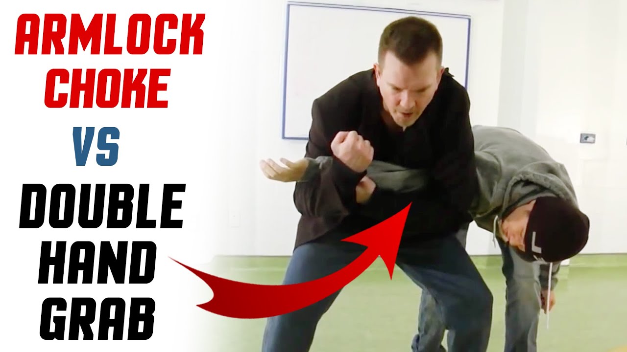 How to win a street fight FAST! - Armlock Choke vs Double Hand Grab ...