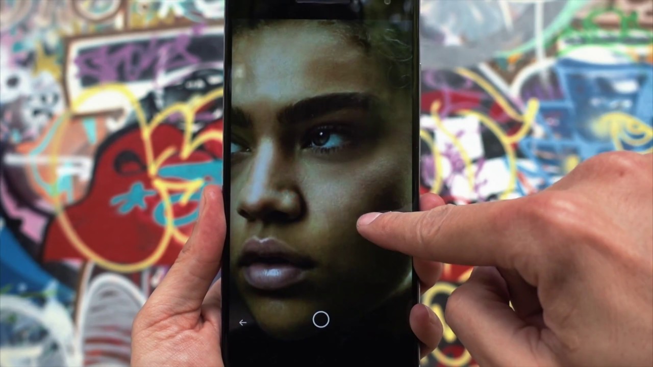 Drawing a mural using SketchAR and augmented reality. - YouTube