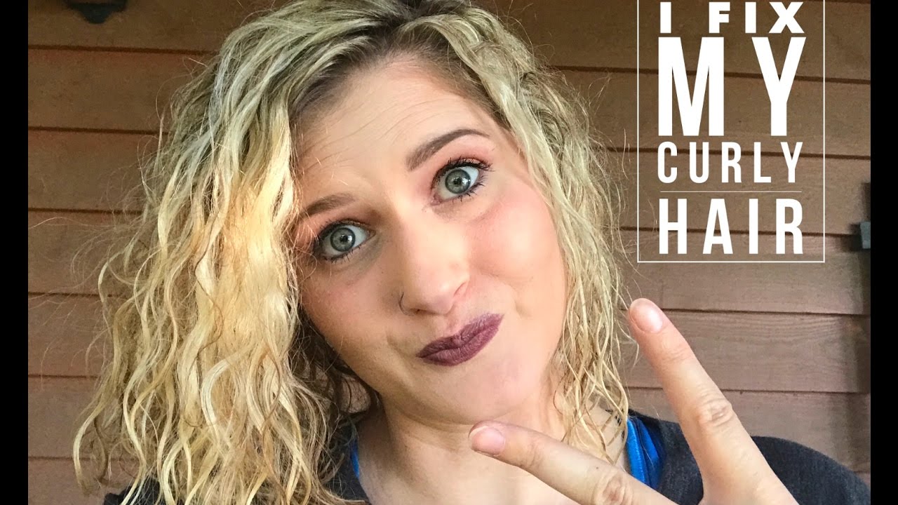 How to fix curly hair | My hair routine - YouTube