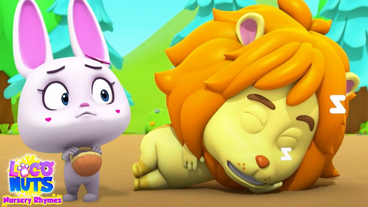 Lion and The Rabbit Story | Short Stories for Babies | Pretend and Play ...