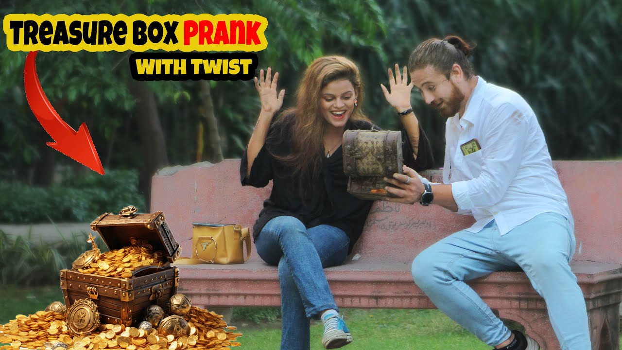 Treasure Box Prank On Cute Girl 😆 😂 | Epic Reactions | 😂😜 ...