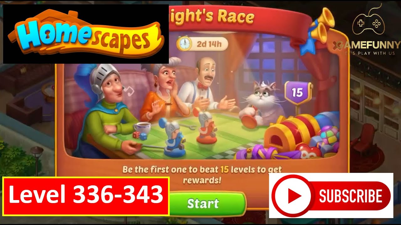 Homescapes part 45 (level 336-343) - YouTube