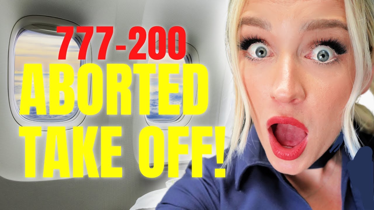 AIRPLANE ABORTED TAKEOFF!! INSIDE BOEING 777-200 BUSINESS CLASS * - YouTube