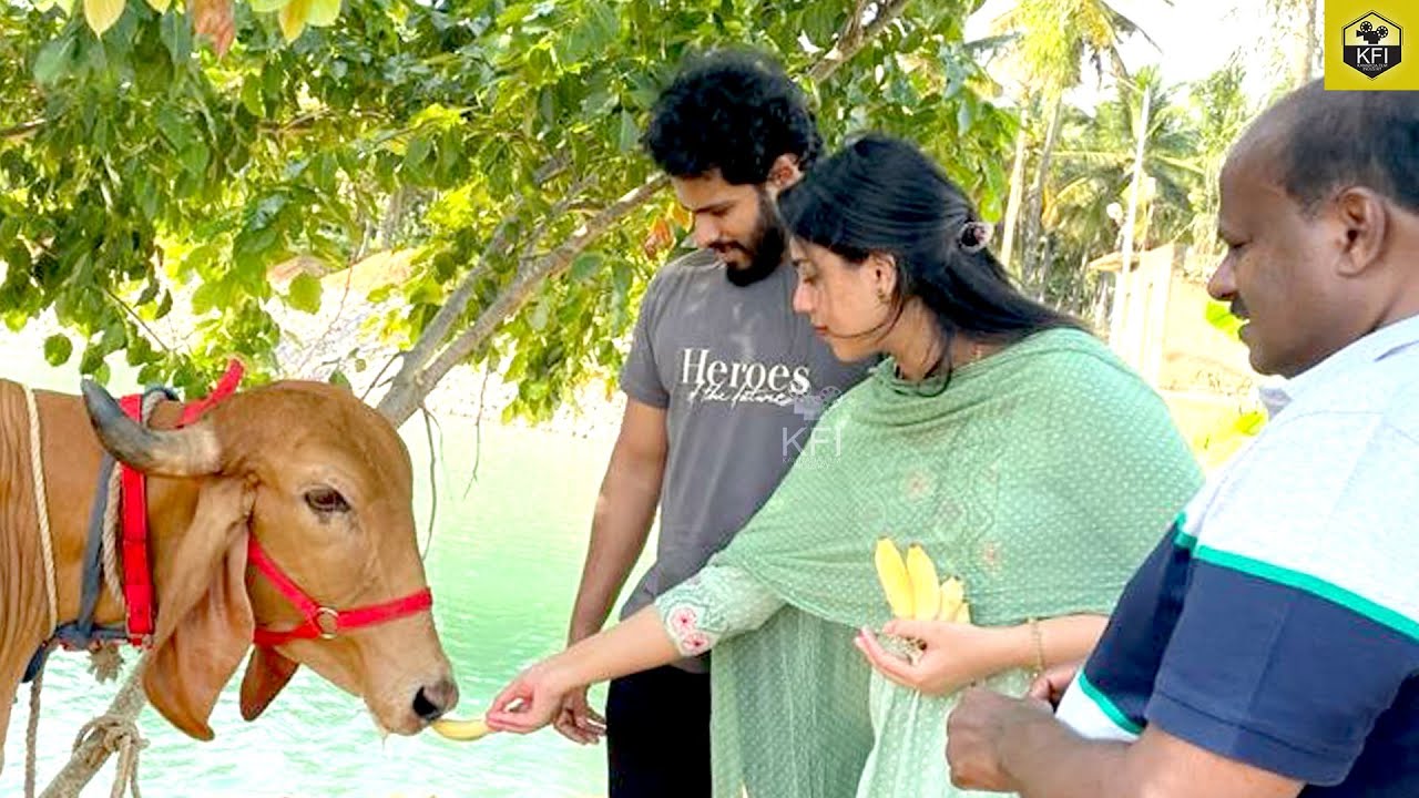 Nikhil Kumarswamy Spending Time With Wife At Farm House🏡 | Nikhil ...