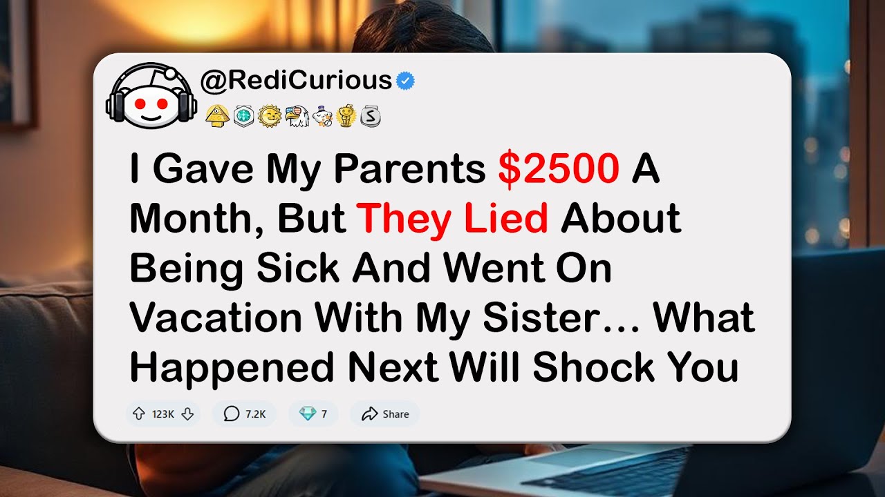 I Gave My Parents $2500 A Month, But They Lied About Being Sick And ...