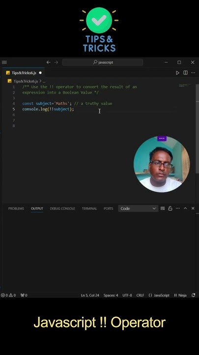 Javascript Tips And Tricks 7 Operator Javascript Coding Javascriptdev Programming