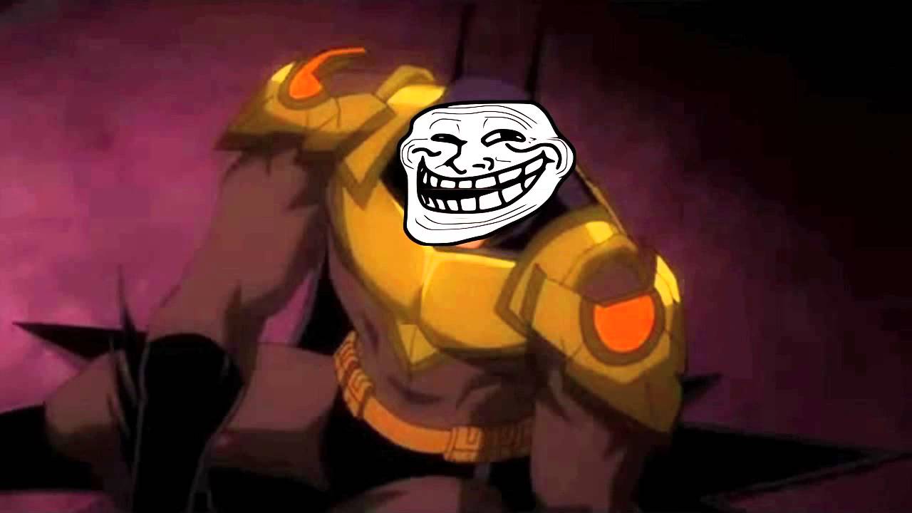 Batman trolls Darkseid - YouTube
